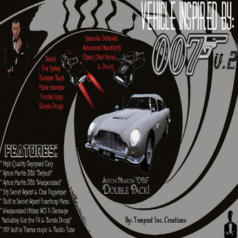 Second Life Marketplace - Agent's Car -DB5_007-